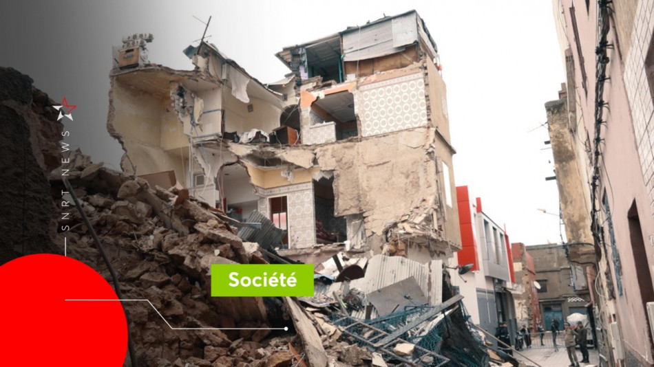 Casablanca: effondrement partiel de la façade d'une maison, des dégâts ...