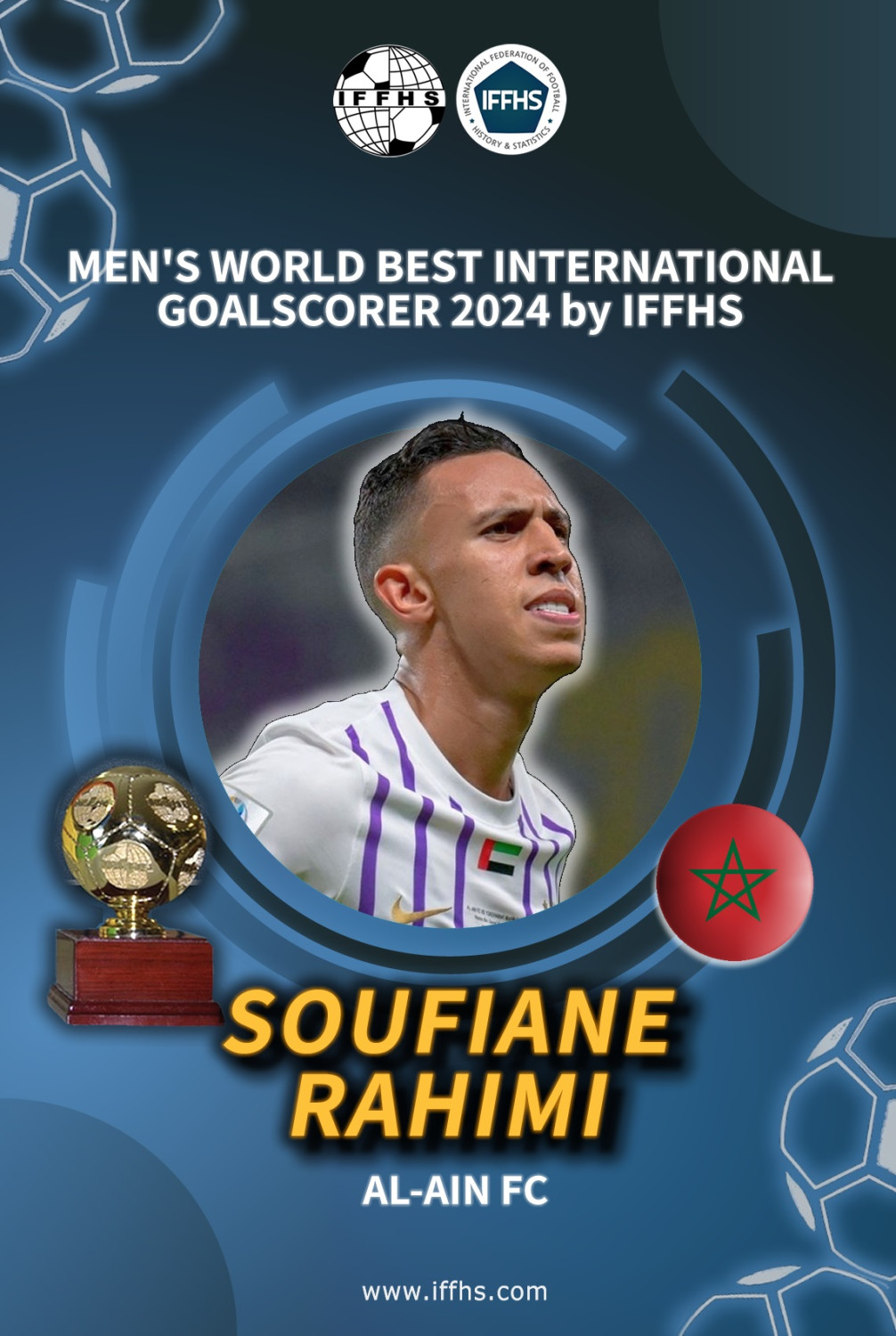 IFFHS: Soufiane Rahimi meilleur buteur international en 2024 | SNRT News